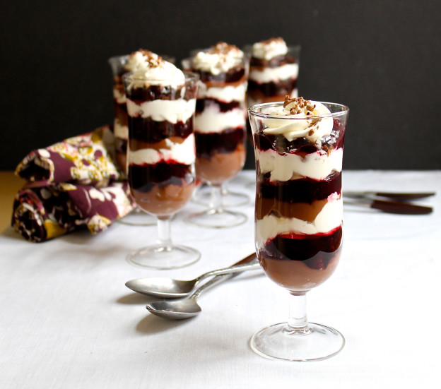 Chocolate Cherry Parfaits | The Good Eats Company